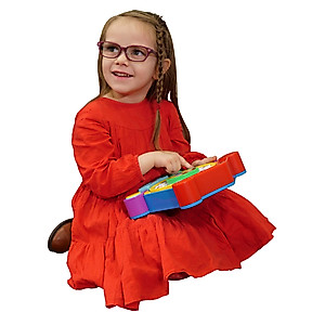 The Learning Journey: Early Learning Hickory Dickory Clock - Three Play Modes to Teach Colors, Numbers, & Shapes with Melodies - for Ages 18+ Months includes Music Player