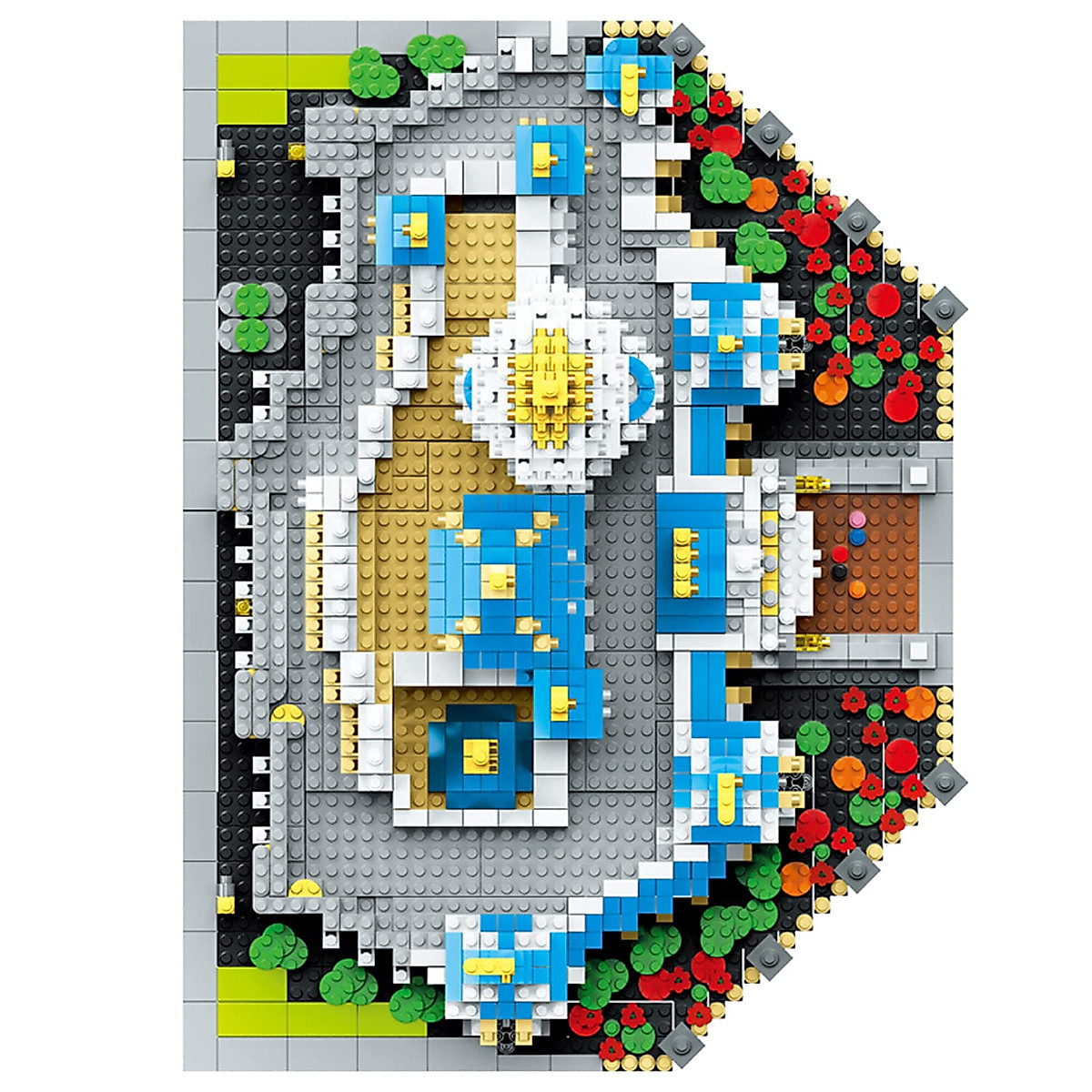 SXPC World Architecture Amusement Park Big Dream Castle Model (5297Pcs) DIY Micro Mini Blocks Building Toy for Kid and Adult