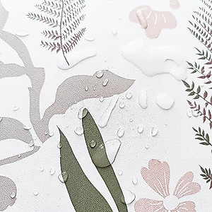 Contact Paper Floral Peel and Stick Wallpaper Modern Leaf Contact Paper Removable Wallpaper Decorative Self Adhesive Wallpaper 17.3" x 118.1"