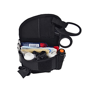 Lightning X First Responder Stocked First Aid Hip/Belt Pouch Kit for Quick Response EMS EMT Camping
