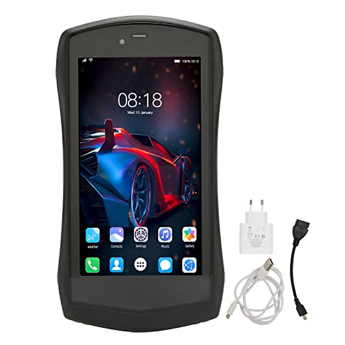 7 Inch Kids Tablet, 100‑240V Toddler Tablet 5G WiFi Dual Band IPS HD Screen for Home (EU Plug)