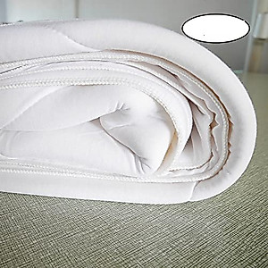 QQCC Mattress Topper Natural Latex Mattresses Foldable 200x230cm Tatami Multifunction Mattress with Cotton Cover (Size : 180x200cm)