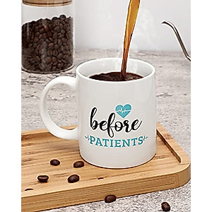 Before Patients After Patients Set Nurses Gifts 11 oz Coffee Mug 18 oz Stemless Wine Glass 2 oz Shot Glass, for Doctors Hygienists Dentist Physician Graduation Birthday Christmas Gift Idea