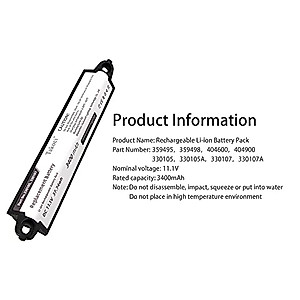 Gikysuiz 3400mAh Replacement Battery for Bose Soundlink Soundlink 2 Wireless Bluetooth Speaker fits Part Number 330107 359495 330107A