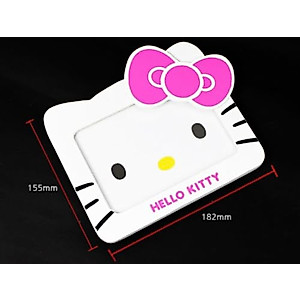 Hello Kitty Room Decor Set - 2 Hello Kitty Picture Frames Red & Pink - With Thematic 2-Sided Dry Erase Board for Weekly Schedule and Free Writing Space