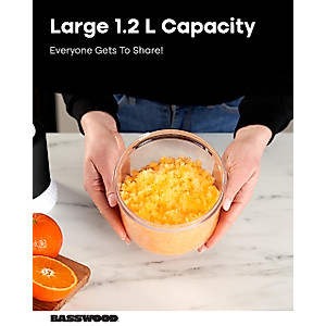 Manual Ice Shaver - Snow Cone Machine with Ice Cube Tray, Stainless Steel Blades, & Large Container - Portable Crushed Ice Machine for Home - Shaved Ice Maker Kit for Kids Snowcones, Slushies & More