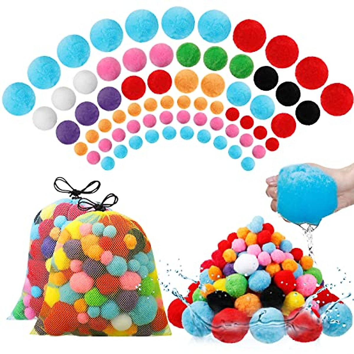 Leyndo Large Reusable Water Balls for Summer Fun