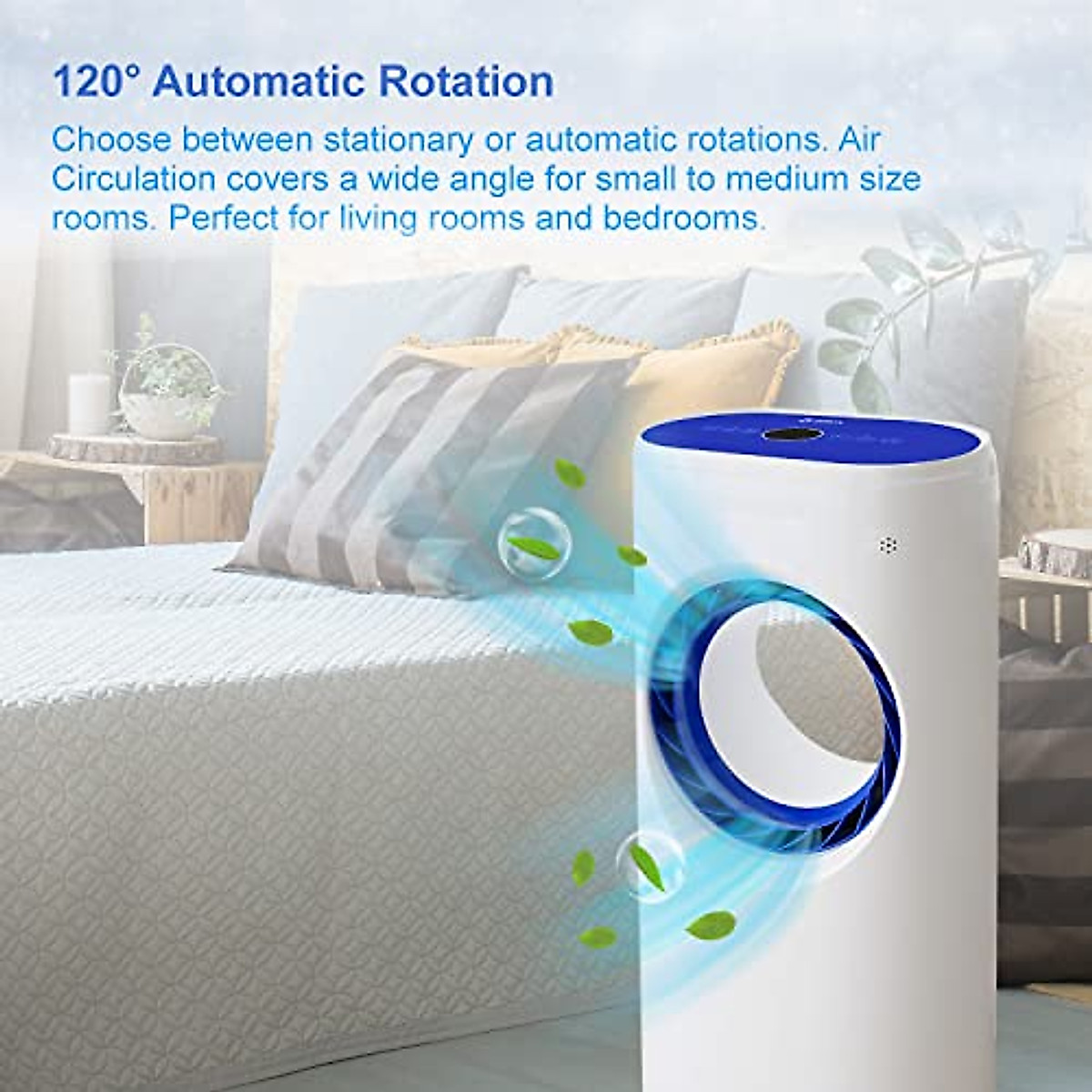 COOLS UP TO 7° F - Evaporative Cooling Fan, Portable Personal Air Cooling with Humidifier Water Tank. Includes Remote, Ice Packs, and 360° Caster Wheels. BUY FROM AN AMERICAN SMALL BUSINESS!