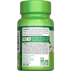 Nature's Truth Calm Caps | 90 Capsules | with Passion Flower and Chamomile | Non-GMO, Gluten Free Supplement