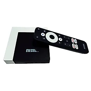MECOOL KM7 Plus Netflix Google Certified Android 11.0 TV Box Amlogic S905Y4 AV1 Ultra 4K HDR 2GB RAM 16GB ROM Support 2.4G/5.0G WiFi BT 5.0 with Google Assistant