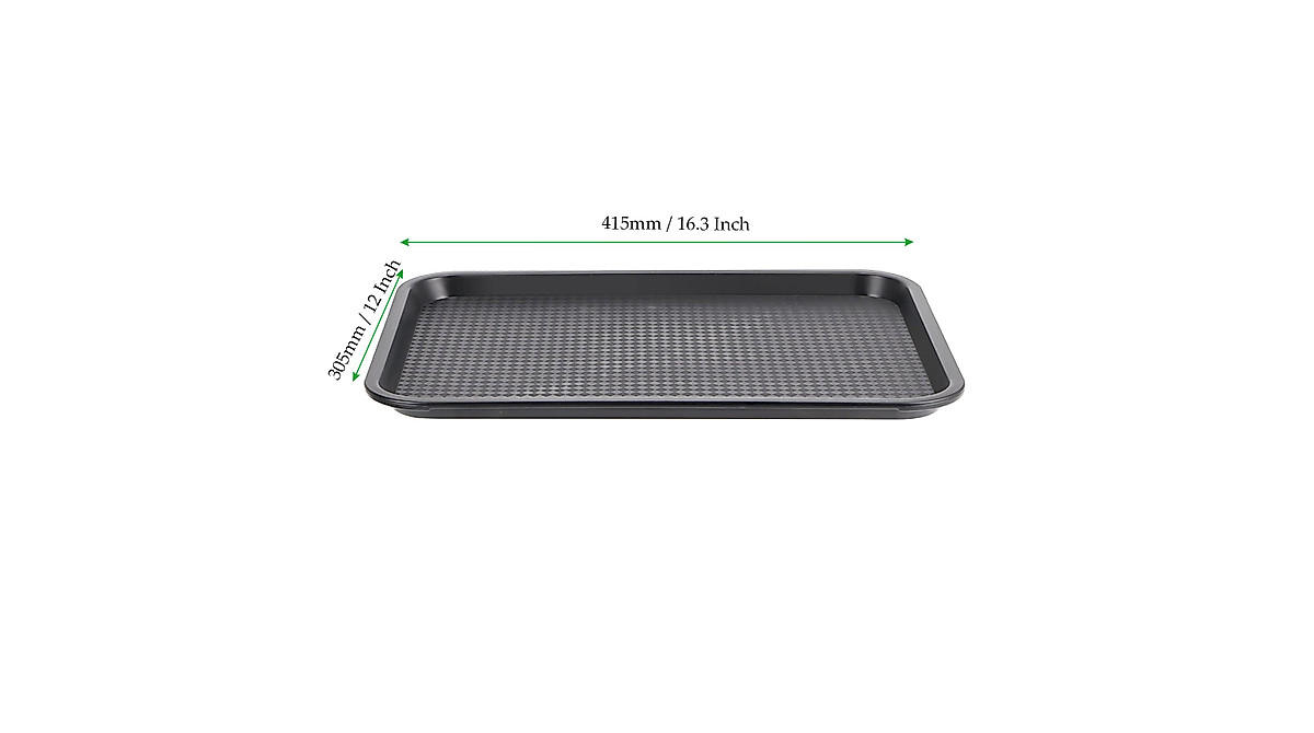 MAHIONG 12 Pack Rectangular Serving Trays – Durable & Convenient