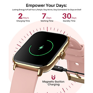 Smart Watch for Android for Women, 1.91" Touch Screen Fitness Tracker with Heart Rate Blood Oxygen Sleep Monitor, IP68 Waterproof Bluetooth Smartwatch Answer Make Call, Compatible Android iOS iPhone