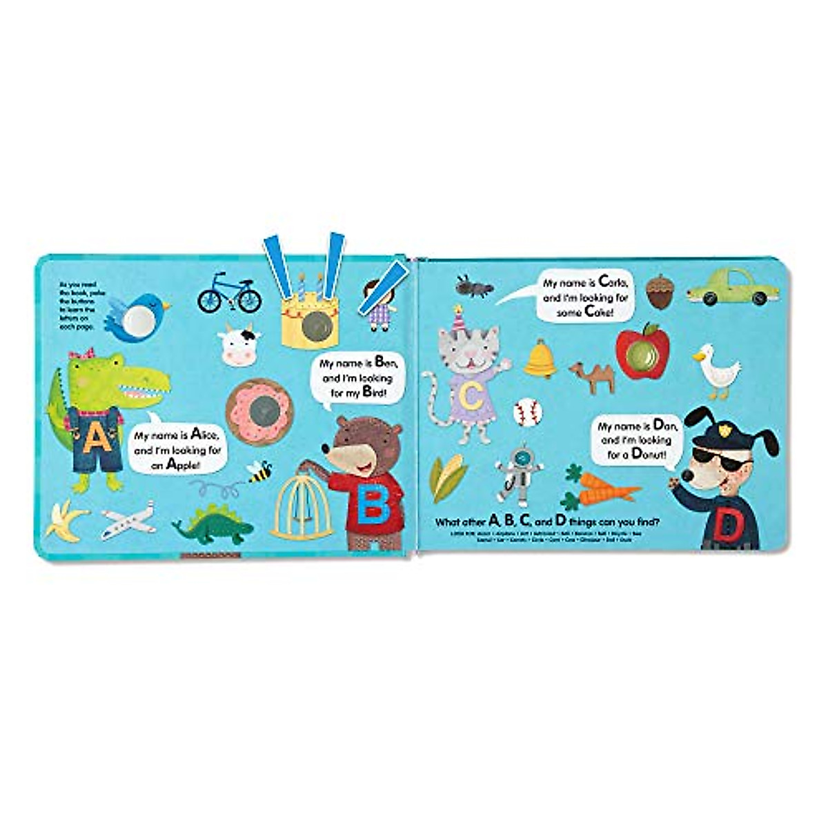 Melissa & Doug Children's Book - Poke-a-Dot: An Alphabet Eye Spy (Board Book with Buttons to Pop) - Alphabet Pop It Book, Push Pop Book For Toddlers And Kids Ages 3+