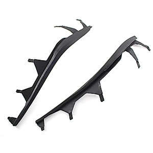 GSRECY Left Right Headlight Upper Cover Rubber Strip Seal Gasket Compatible with 2002-2005 BMW 4 Door E46 325i 330i Headlight Sealing Trims Gasket