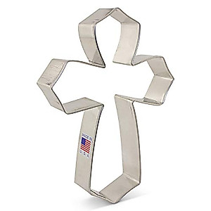 Extra Large Cross Cookie Cutter, 5.5" MAde in USA by Ann Clark