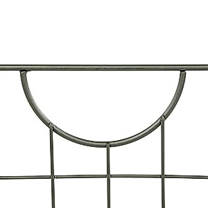 Spectrum Utility Wire Basket (Industrial Gray) - Storage Bin & Décor for Bathroom, Closet, Pantry, Under Sink, Toy, Shelf, Kitchen, Garage, & Nursery Organization