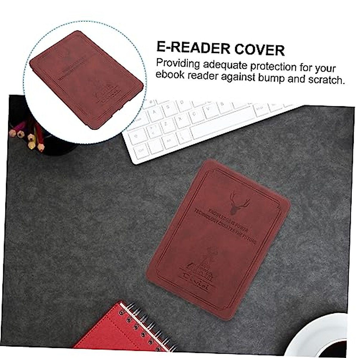 UKCOCO Magnetic Case 2 Pcs Protective Case Tablet Cases Flip Case Ereaders Magnetic Reader Folding Ereader E- Reader E-Reader E- Reader Protector Wake Shell Electrocase
