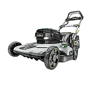 EGO Power+ LM2142SP 21-Inch 56-Volt Lithium-Ion Cordless Electric Dual-Port Walk Behind Self Propelled Lawn Mower with Two 5.0 Ah Batteries & Charger Included