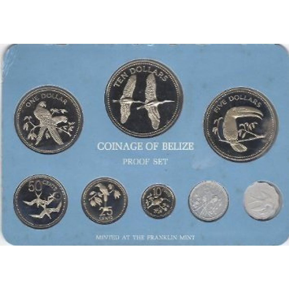 Coinage of Belize 1979 Proof Set