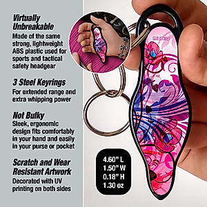 MUNIO Self Defense Keychain Kit – Personal Safety Device, Portable and Legal for Airplane Travel, TSA Approved, Made in the USA (Spring Breeze)