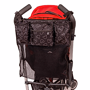 Disney Baby by J.L. Childress Cups 'N Cargo Universal Stroller Organizer & Accessory, Mickey Black