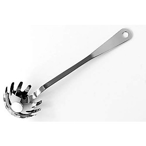 Alessi, Polish Spaghetti Serving Fork, Silver