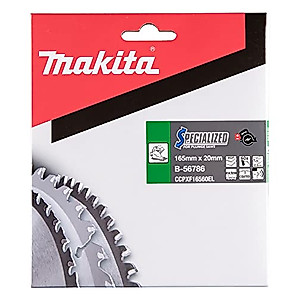 Makita A-99982 6-1/2" 60T (ATB) Carbide-Tipped Cordless Plunge Saw Blade