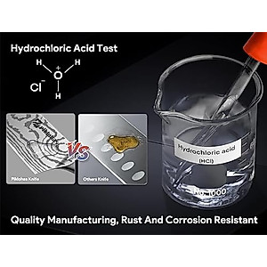 Piklohas Kitchen Knife Sets For Kitchen With Block, 14 Pieces With Magnetic Knife Holder, German High Carbon Stainless Steel Damascus Pattern Chef Knife Set With Sharpener, Steak Knives, Black