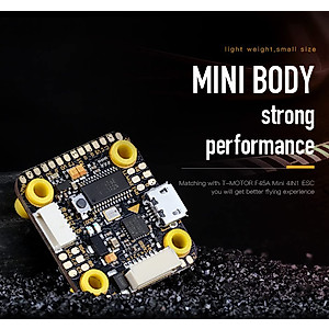 T-MOTOR Mini F7 Stack (Mini F45A+ Mini F7), Flight Control, Flight Controller Stack for FPV Drone Motor