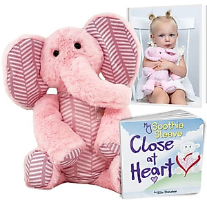 Soothie Sleeve, a Pediatrician Designed Plush, Uses a Parent's Scent to Soothe Baby or Child (Gift Box w/Board Book, Safety Tested for 0+), Bundle