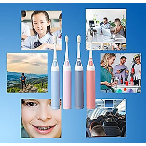 LongSun Portable Travel Size Toothbrush with Toothpaste Built in – Handy Convenient Multifunctional Toothbrush for Family Teens Travelers Easy to Carry