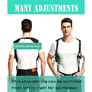 OUXWOM Gun Holster-Fits Compact to Large Handguns Concealed Carry Shoulder Holster with Magazine Pouch for Right and Left Hand Gun Accessories Holsters