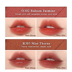 COLORKEY Soft Matte Water Tint, Hydrating Glossy Lip Gloss, Long-Lasting Liquid Lipstick | Moist Fit Without Stickiness | Moisturized | Transparent | Highly Pigmented Lip Tint (O302 Balsam Jasmine)