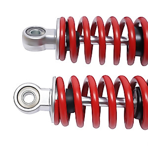 RIAHNEAH Front Suspension Arm Assembly Kit Upper/Lower Suspension Swingarm Assembly Suspension Shock Arm Upper&Lower Swingarm Steering Kit for DIY ATV Quad Bike Buggy Go Kart (220mm)