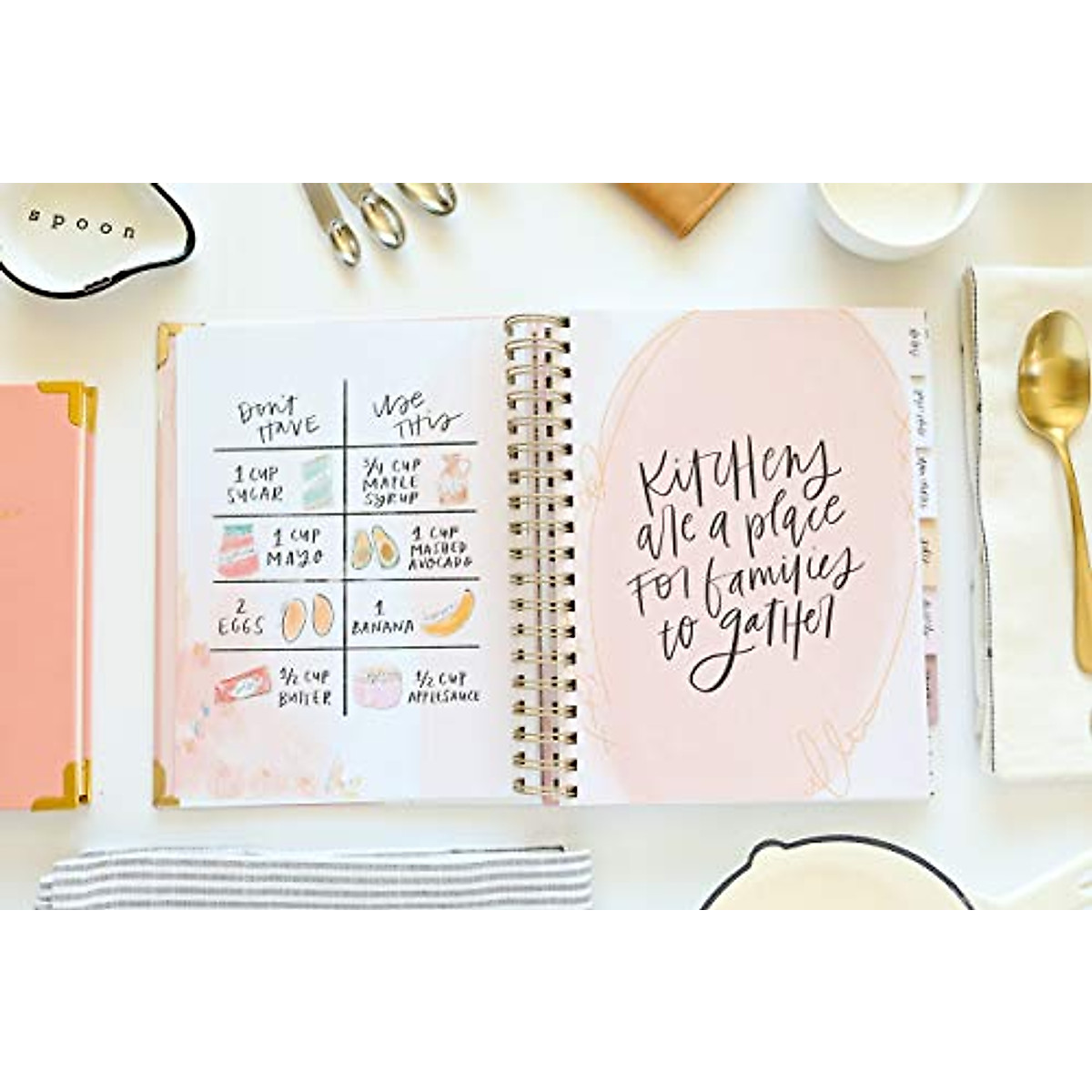 Paper Peony Press The Keepsake Recipe Book: A Blank Recipe Notebook To Write In Your Own Recipes & Create Your Own Cookbook Journal (Spiral-Bound Premium Hardcover Edition)