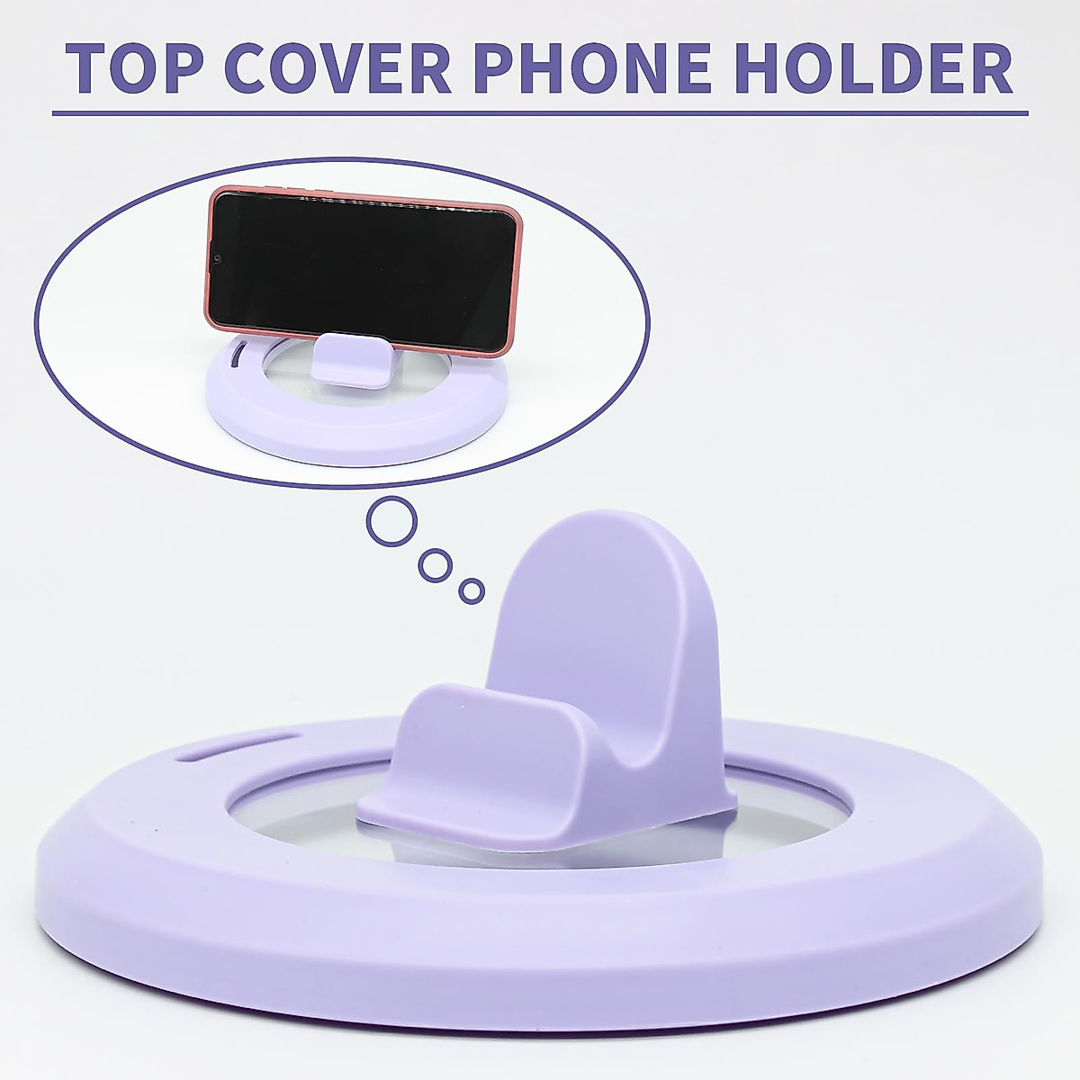 Uszeoka Ramen Cooker, Mini Electric Pot 1L, 450W Electric Hot Pot Electric Cooker, Portable Pot Noodle Cooker for Pasta Steak Egg with Over-Heating Protection, Dorm Room Cooking Appliances, Purple