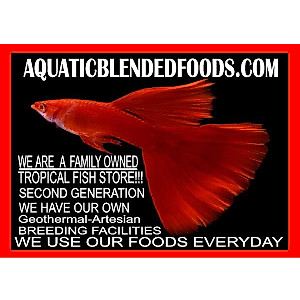 AQUATICBLENDEDFOODS Gourmet Axolotl Soft Food Pellet Mix 3.2mm & 4.0mm & Mini BLOODWORM Sticks (2oz) - ABF7