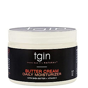 tgin Butter Cream Daily Moisturizer For Natural Hair - Dry Hair - Curly Hair - 12 Oz