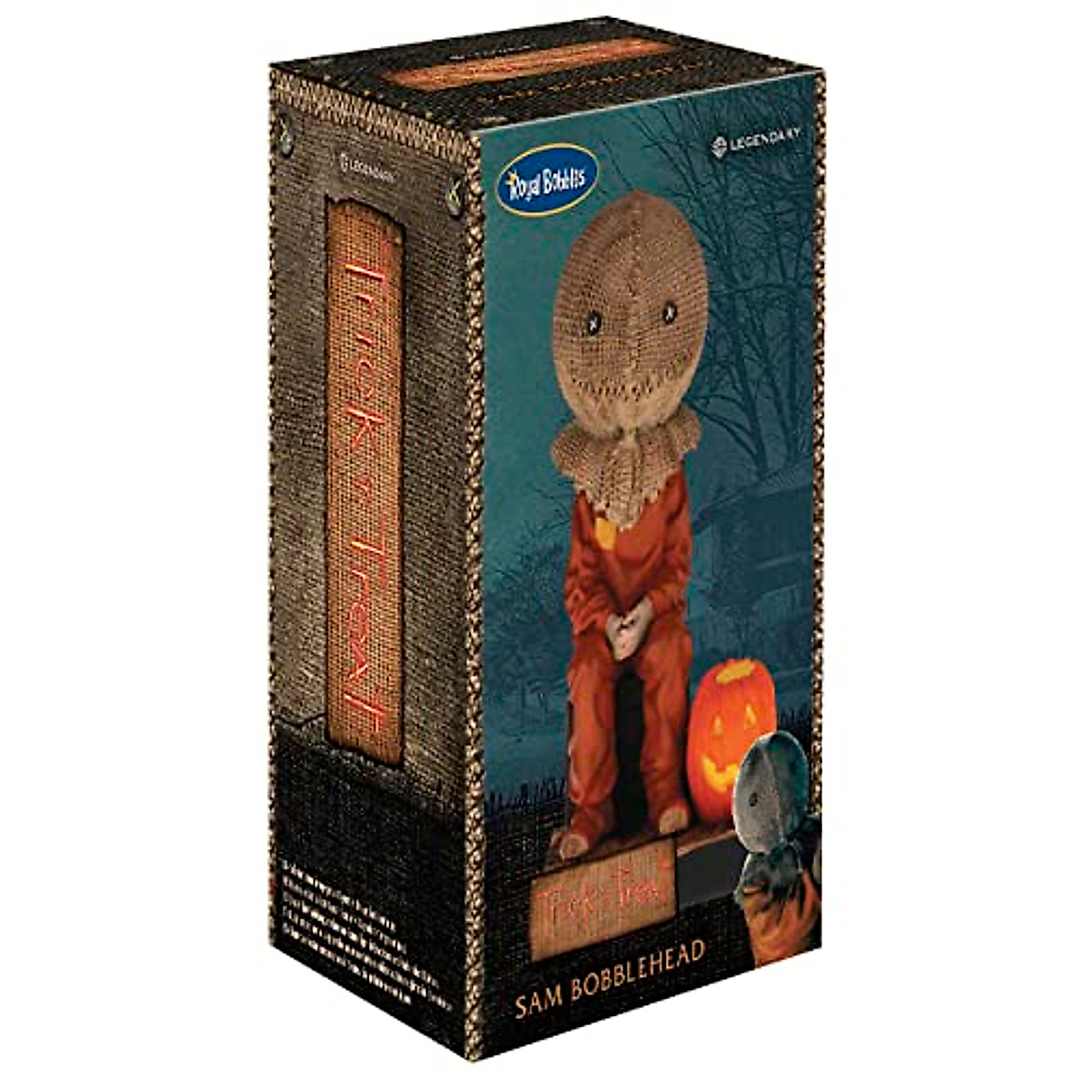 Royal Bobbles Trick 'R Treat Sam Sitting Collectible Bobblehead Statue