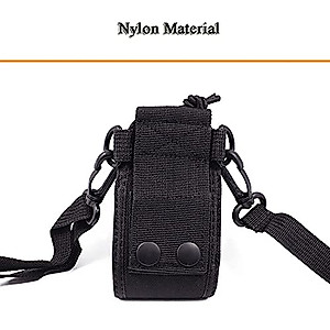 Two Way Radio Case Universal Pouch Bag Holster for GPS Kenwood Yaesu Icom Motorola Baofeng UV5R UV82 TYT UV5RA HYT 888S Retevis H777 Walkie Talkie Nylon Multi-Function