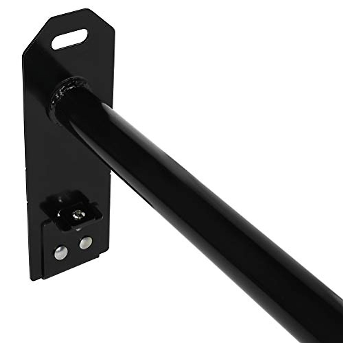 ECCPP Adjustable Van Ladder Rack Hightop 2 Bars Roof Rack fit for Chevy Express 2500 for Dodge for Ford E-250/350 for GMC Savana with Rain Gutters Heavy-Duty Steel Pickup Truck Ladder Rack