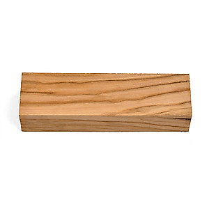 Texas Knifemakers Supply Olive Wood Knife Handle Block (Each Piece is Unique) 5" x 1-1/2" x 1"