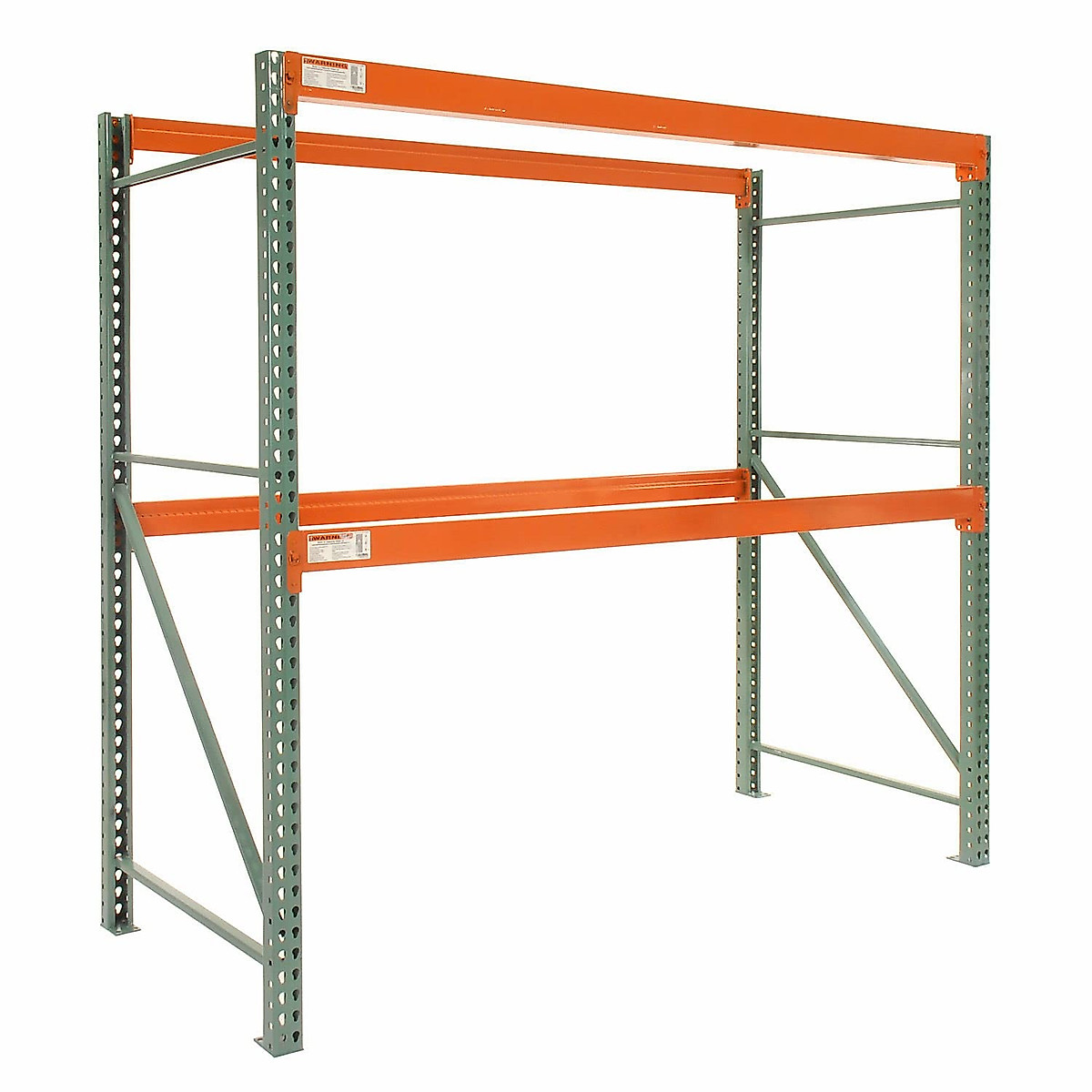 Global Industrial Teardrop Pallet Rack Starter, 96"W X 42"D X 120"H