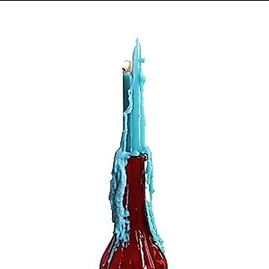 Candlestock Wine Bottle Drip Candles - 10 Pack of Assorted Dripping Candles