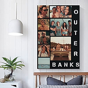 Outer Banks Poster Movie Canvas Poster Bedroom Decor Sports Landscape Office Room Decor Gift No Frame 12x18inch(30x45cm)