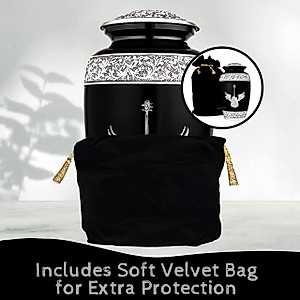 Displayex India Hand Engraved Guitar Urns for Human Ashes Adult Male Female - Urns for Men Women Human Ashes, Cremation Urn Human Ashes, Dog Cat Pet Memorial Urn, Keepsake Box