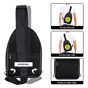 Gelrova City Serise LED Crossbody Bag, Full Color Screen and Programmable DIY, Outdoor Advertising Travel Sling Backpack