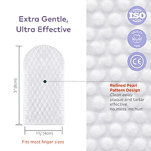 ARCA PET Dental Finger Wipes for Dogs - 50 Wipes - Vet Formulated Dog Dental Teeth Cleaning Wipes for Dogs - Pre-Soaked Oral Cleaning Pads- Reduces Plaque, Tartar & Dog Breath Freshener