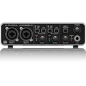 Behringer U-Phoria UMC202HD USB Audio Interface