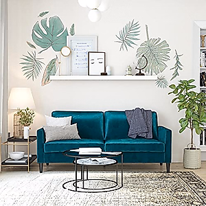 Mr. Kate Winston Sofa with Pocket Coils, Green Velvet